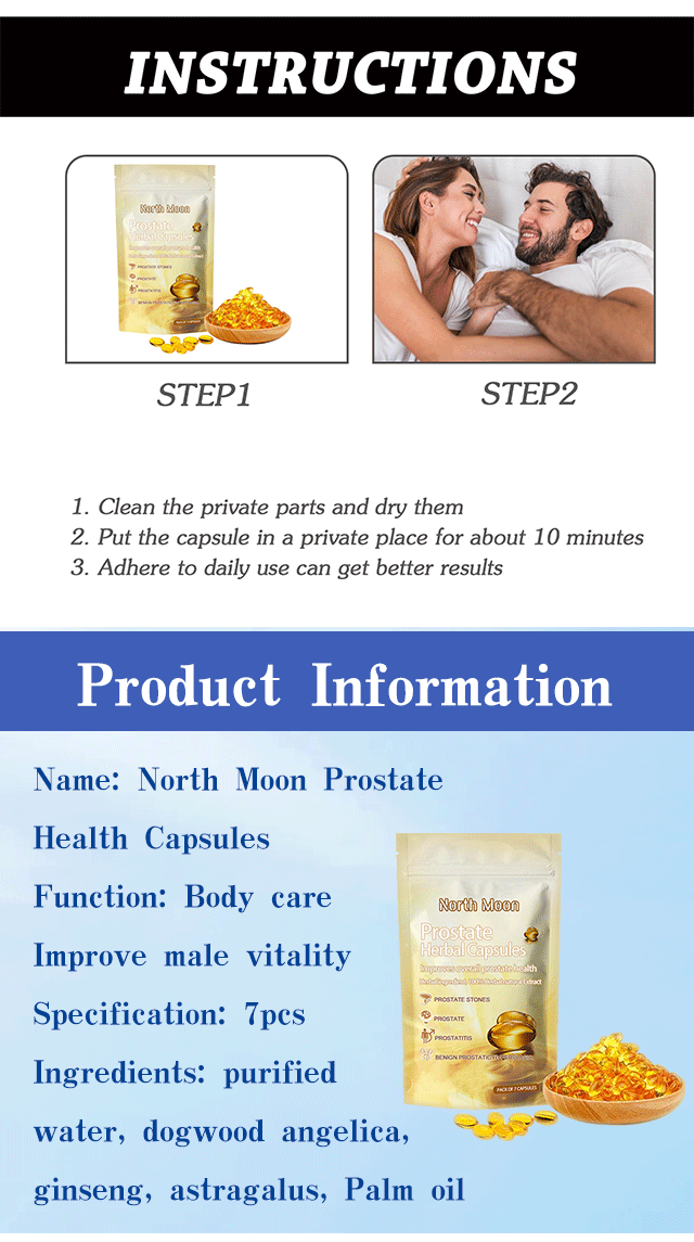 North Moon Prostate Health Capsules【Fifty percent discount. only ten ...