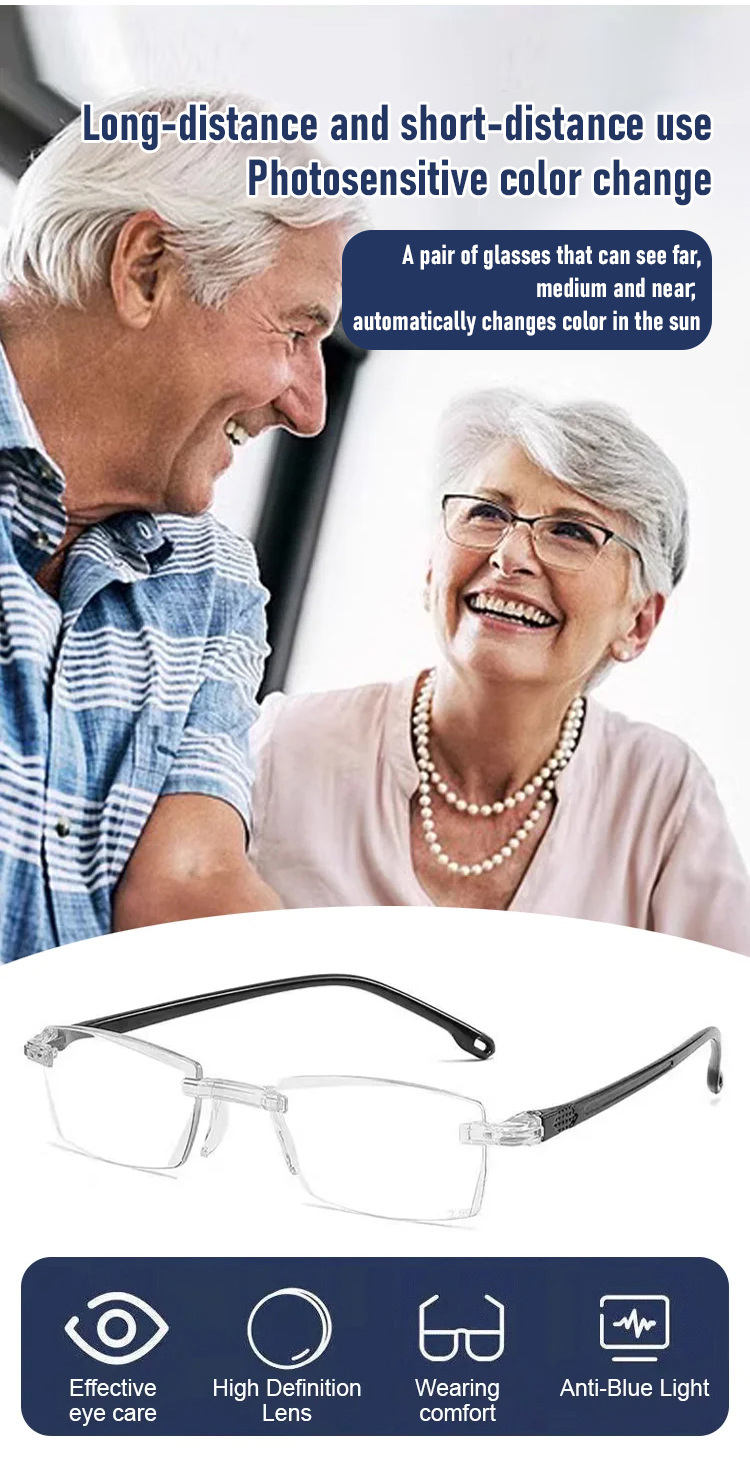 Color-changing anti-blue light presbyopia glasses – Tegooe