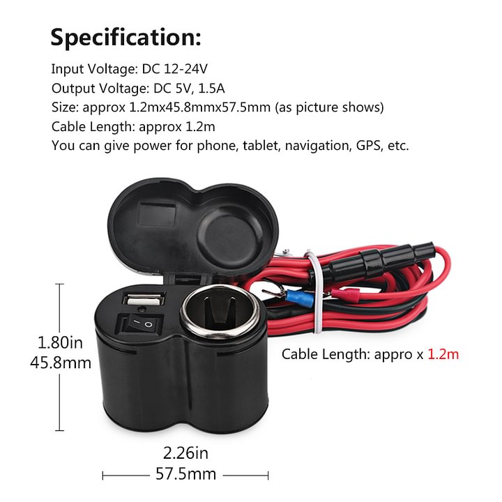 US$ 19.99 - 🔥Motorcycle waterproof cigarette lighter - www.maicei.com