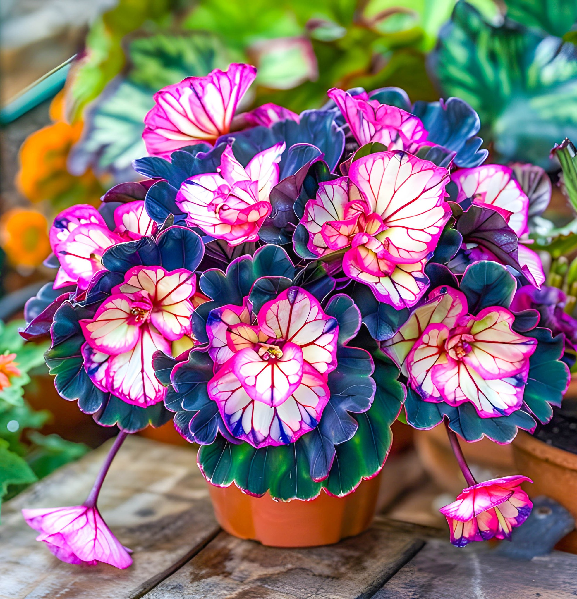 Begonia Rex ‘Pink Neon’