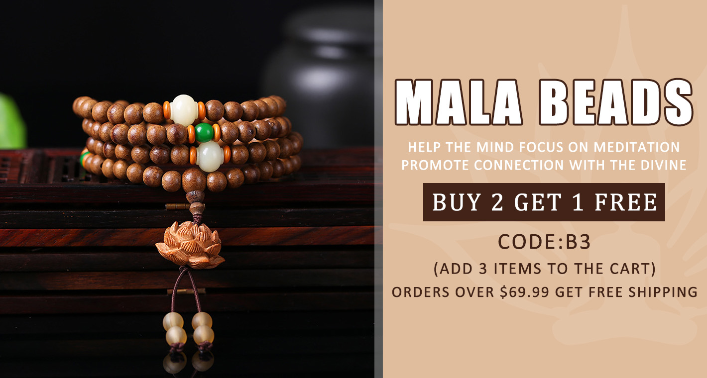 Wooden Mala Beads